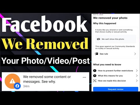 We Removed Your Post Problem on Facebook | Profile Has Some Issus ...