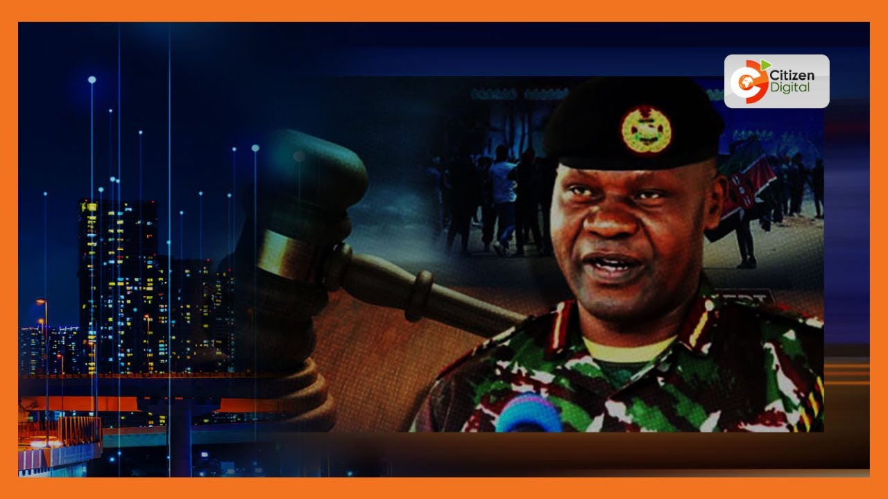 Convicted police boss Gilbert Masengeli risks being jailed - YouTube