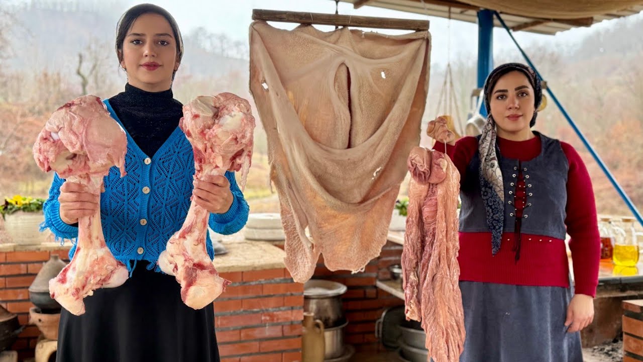 Cooking Sirabi,milkmaid and Qalam with tandoori bread in the cold ...