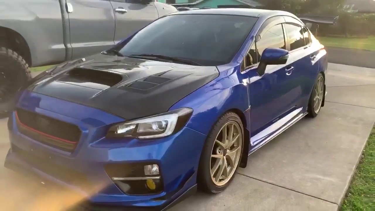 Subaru STI straight pipe cold start LOUD!!! -Basil Edit - YouTube