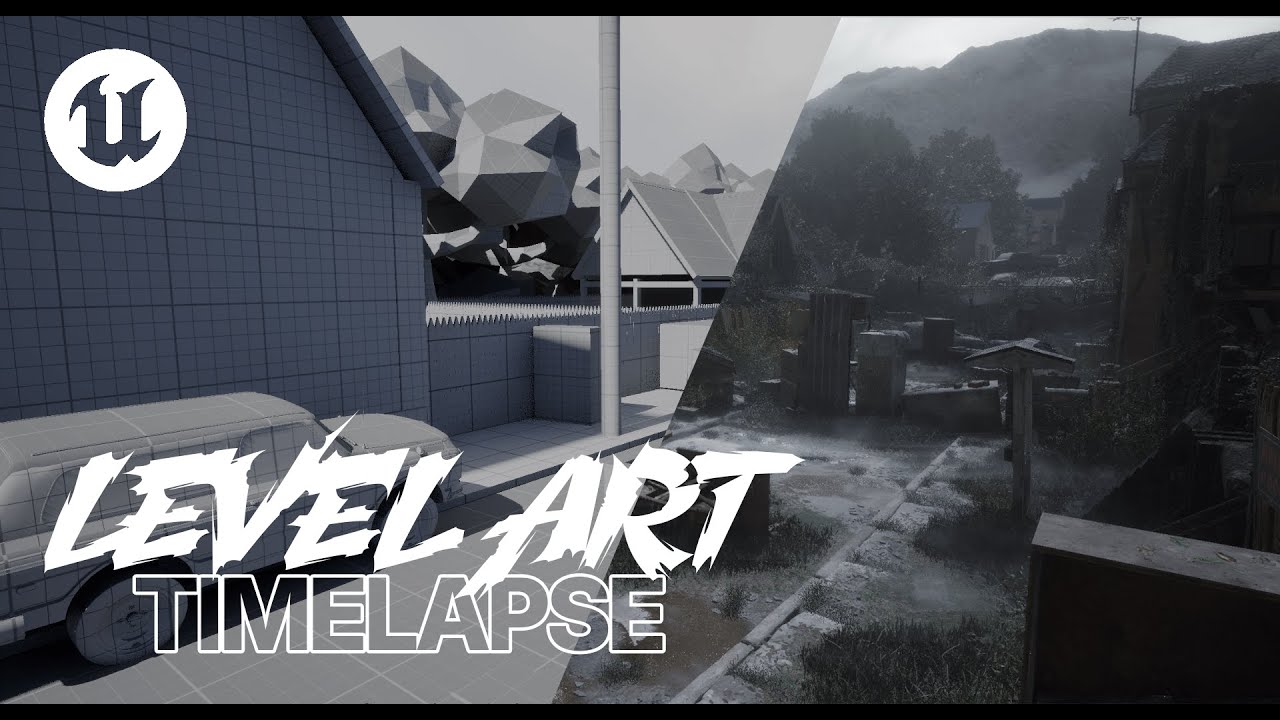 My First Game Ever | Level Art Timelapse | Unreal Engine - YouTube