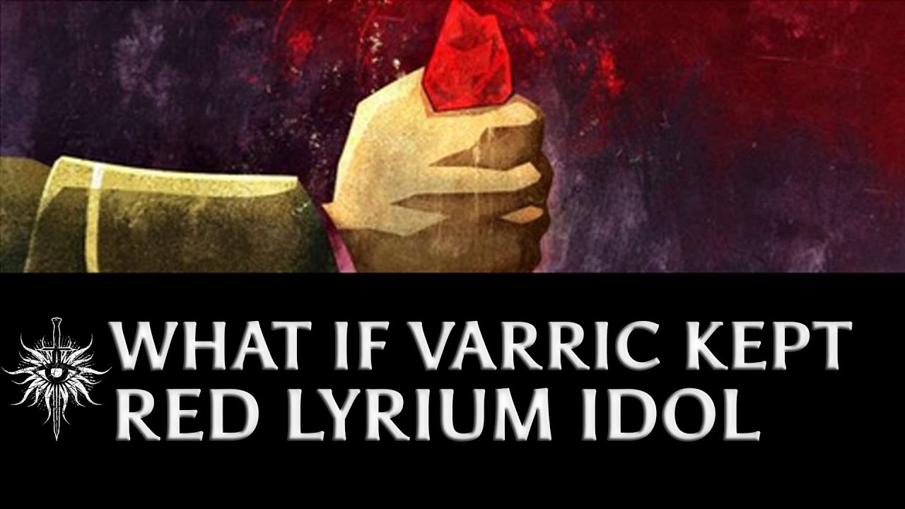 Dragon Age: Inquisition - What if Varric kept the Red Lyrium Idol (all ...
