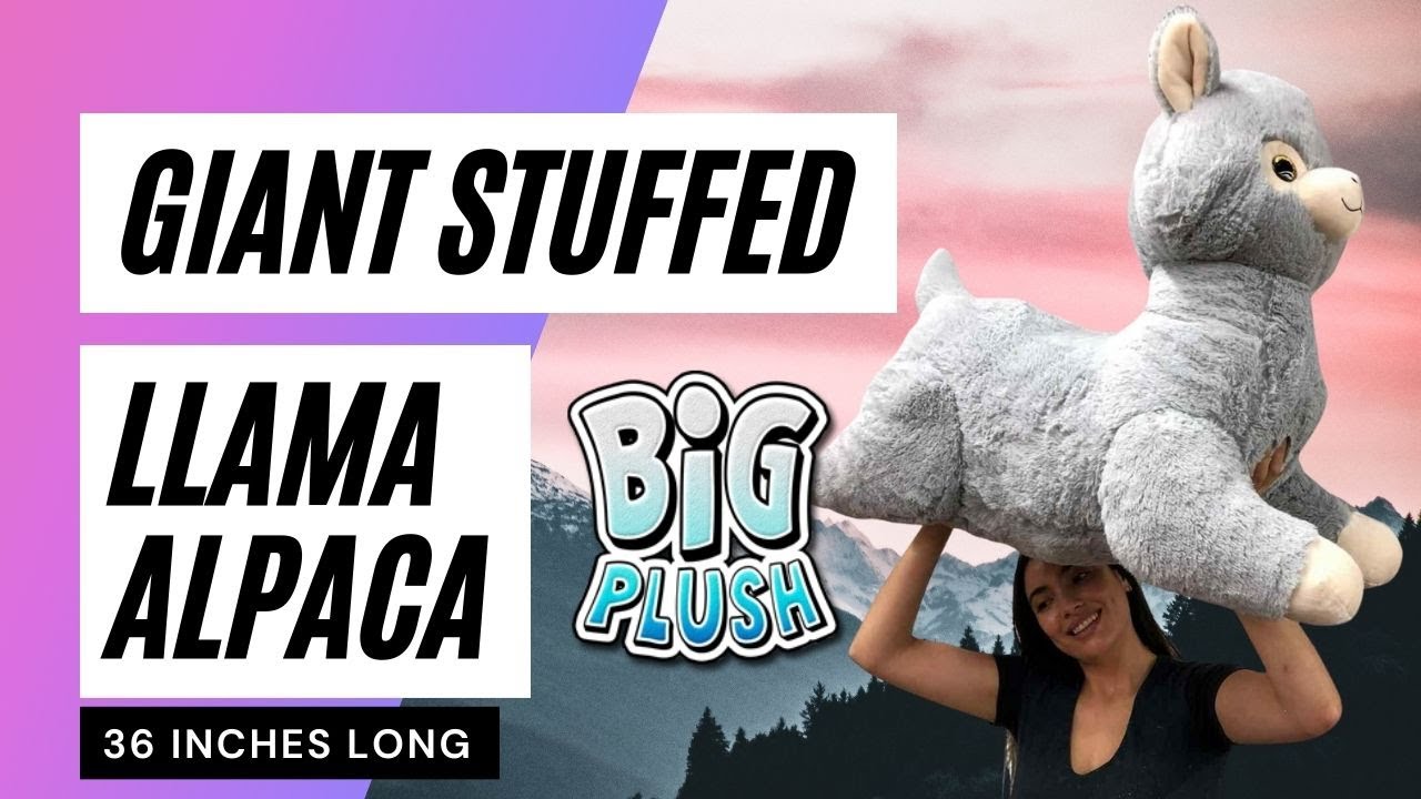 Hug the Huge Stuffed Llama for Happy Travels - Giant Stuffed Alpaca 3 ...