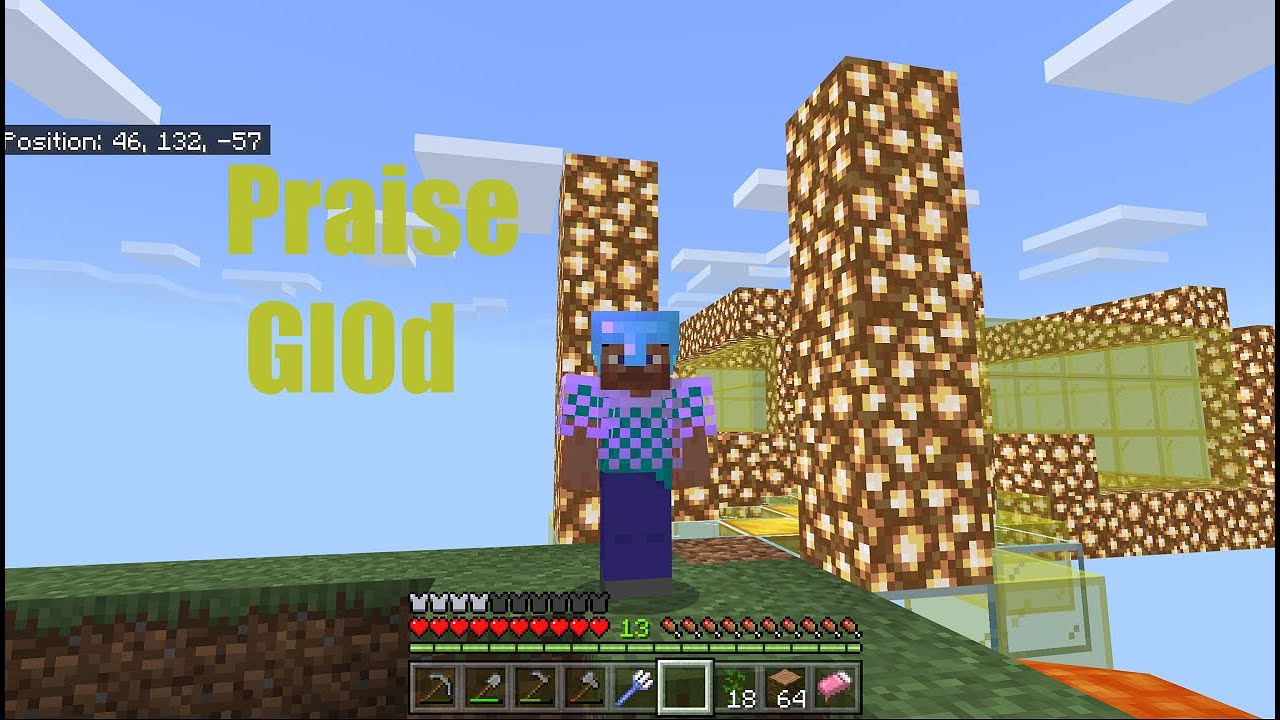 RAINBOW BRIDGE in Minecraft - YouTube