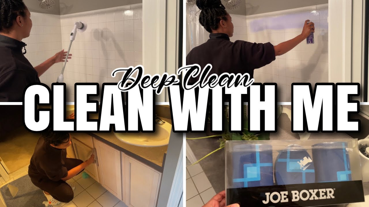 NEW DEEP CLEAN WITH ME | COMPLETE DISASTER BATHROOM | EXTREME CLEANING ...