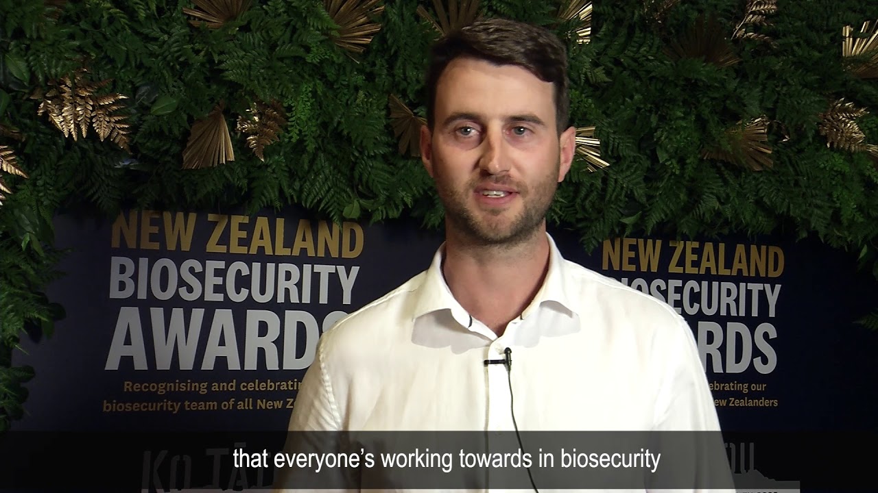 2019 NZ Biosecurity AsureQuality Emerging Leader Award Winner - YouTube