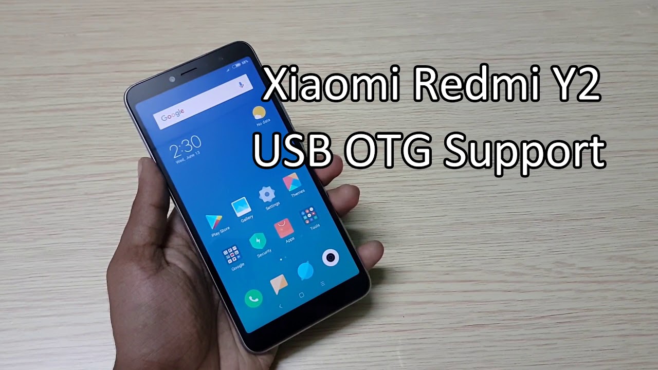 Xiaomi Redmi Y2 USB OTG Support - YouTube