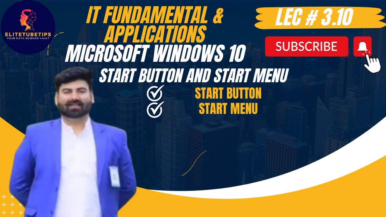 What is difference between Start Button and Start Menu? - YouTube