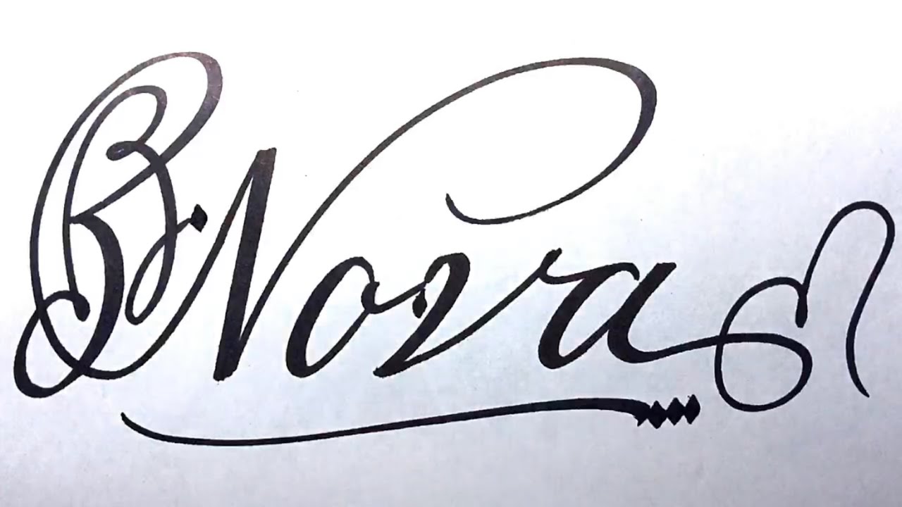 Nova Name Signature Calligraphy Status | #moderncalligraphy #cursive # ...