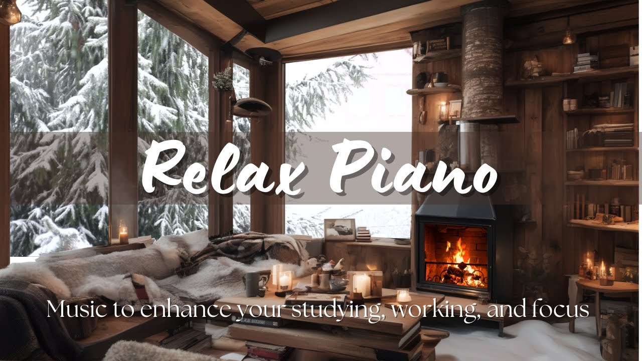 Snowy Cabin Retreat: Cozy Haven in a Winter Wonderland RELAX - YouTube