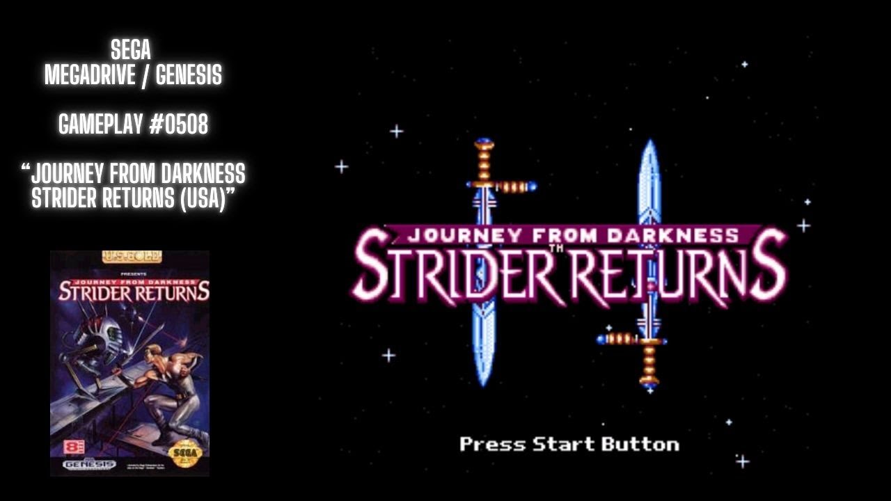 Journey From Darkness : Strider Returns (USA) (Genesis / Gameplay #0508 ...