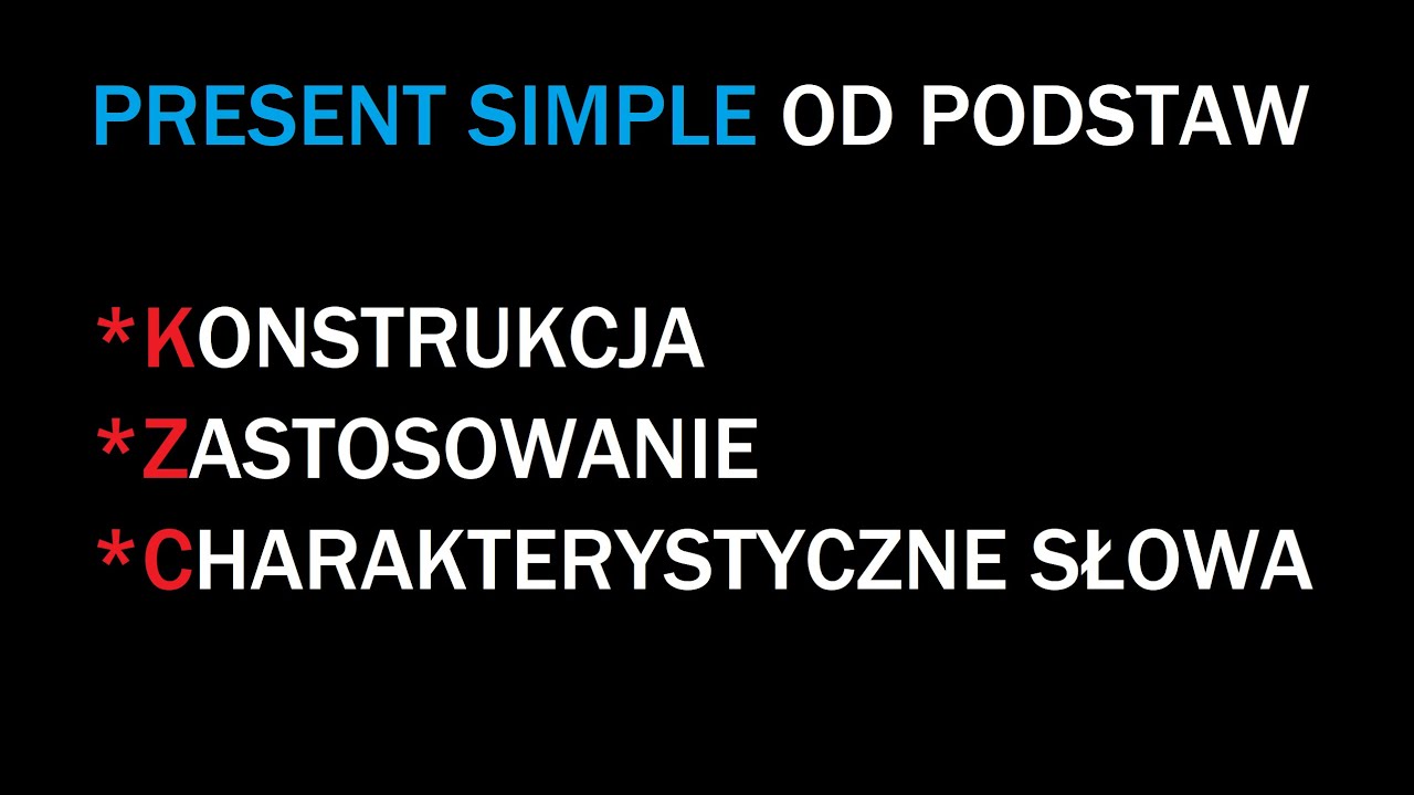 Present Simple angielski od podstaw - YouTube