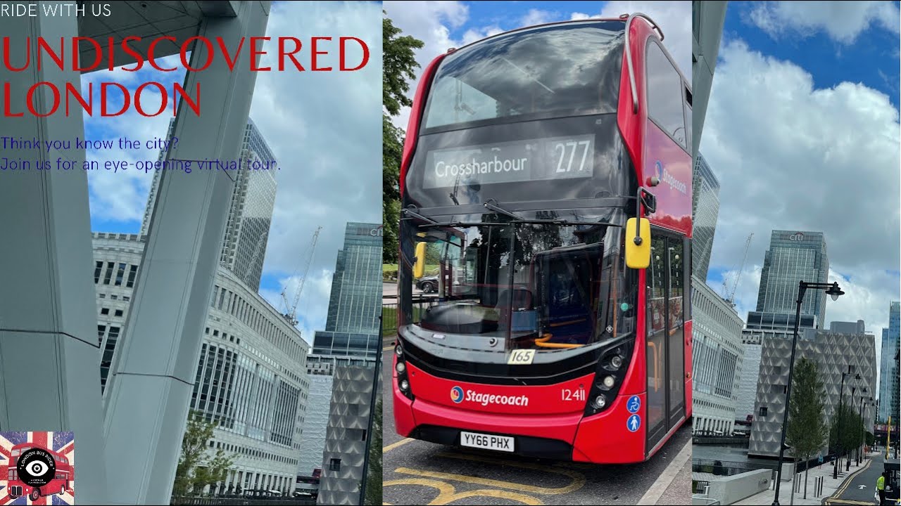 4K|London Bus 🚌 Route 277| Canary Wharf,WestferryDLR,Hackney Central ...