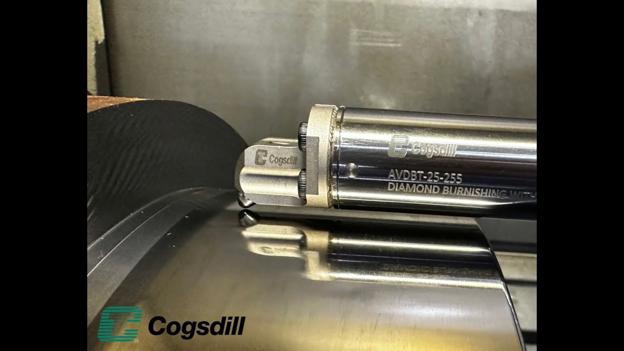 Cogsdill Anti-Vibration Diamond Burnishing Tool - YouTube