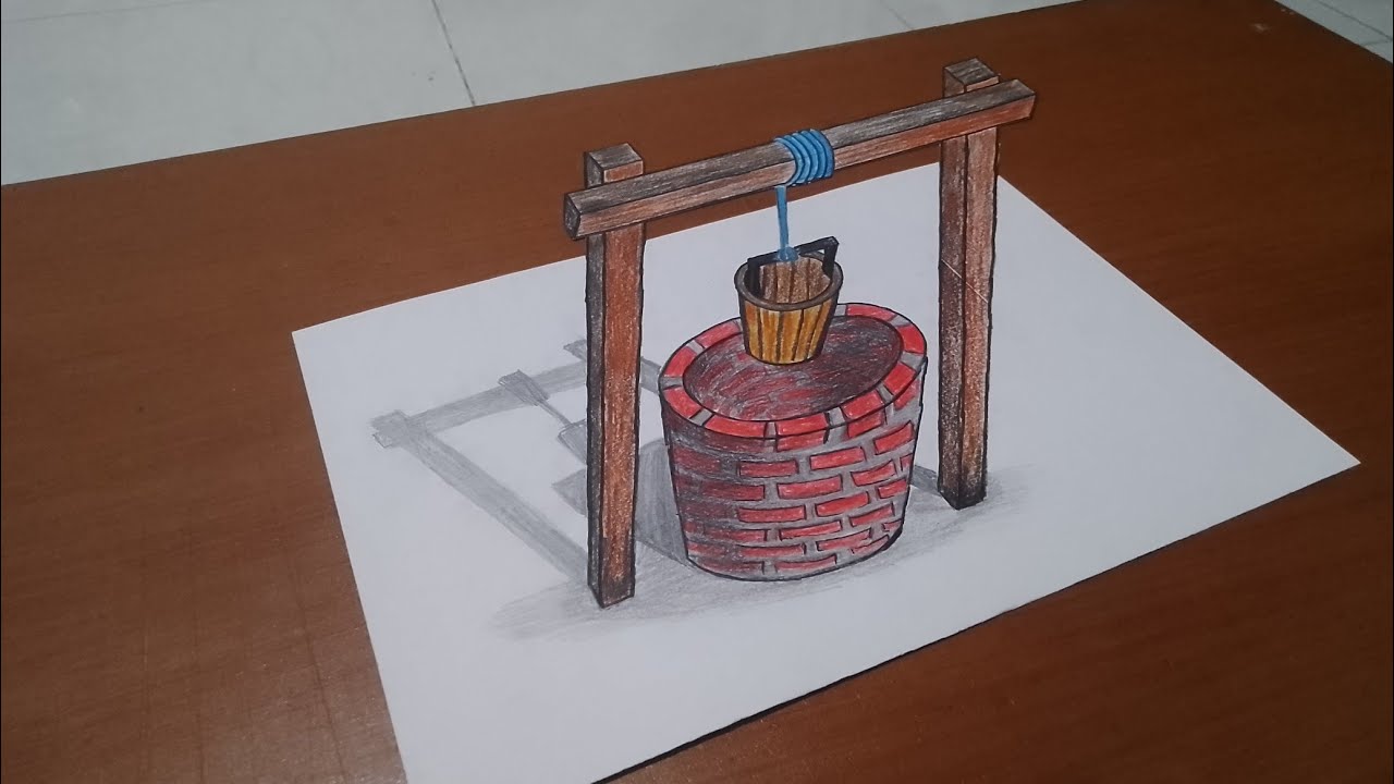 how to draw illusory objects on paper | optical illusion - YouTube