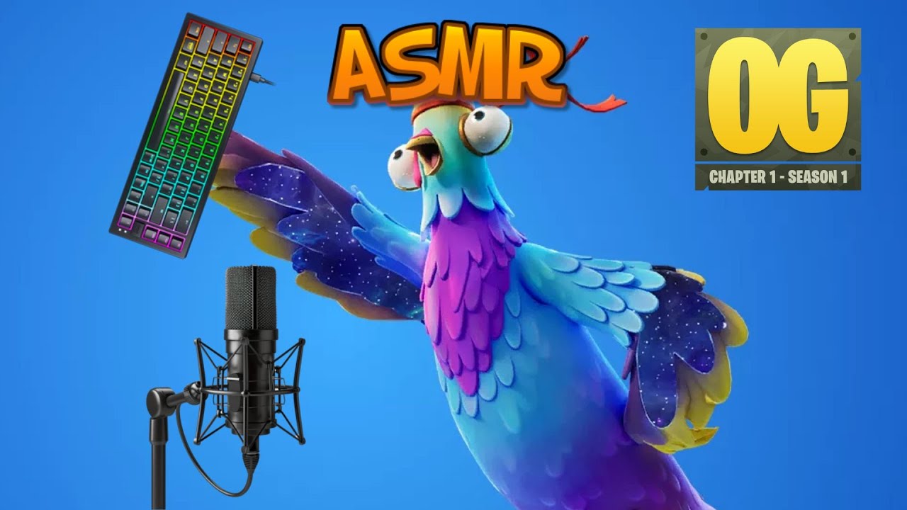 My first ASMR Gaming video- OG Fortnite, Keyboard & Mouse- Fail - YouTube
