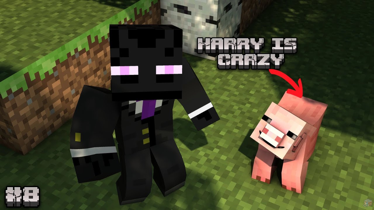 Harry the Pig has Gone CRAZY | Minecraft Let's Play #8 - YouTube