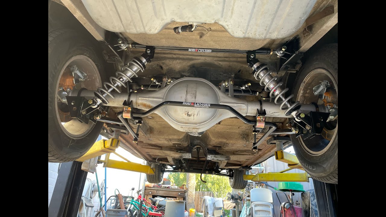 Evobird4 Rod and Custom Four Link Rear Suspension - YouTube