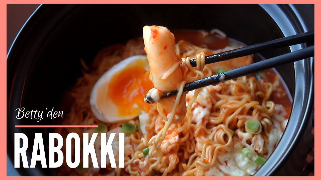 Cheese Rabokki (라볶이) + Ddeokbokki (떡볶이) Nasıl Yapılır? - YouTube