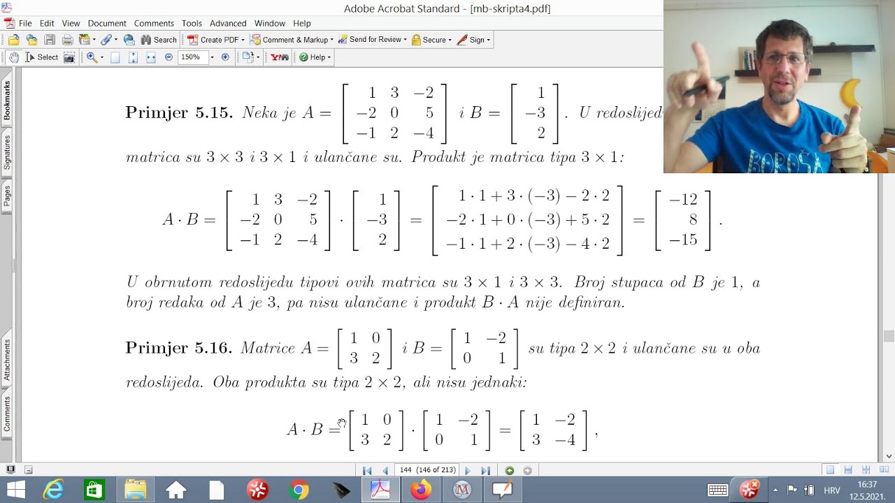 10.1 Algebra matrica - YouTube