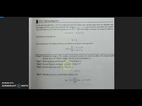 multiple adaptive linear neuron - YouTube