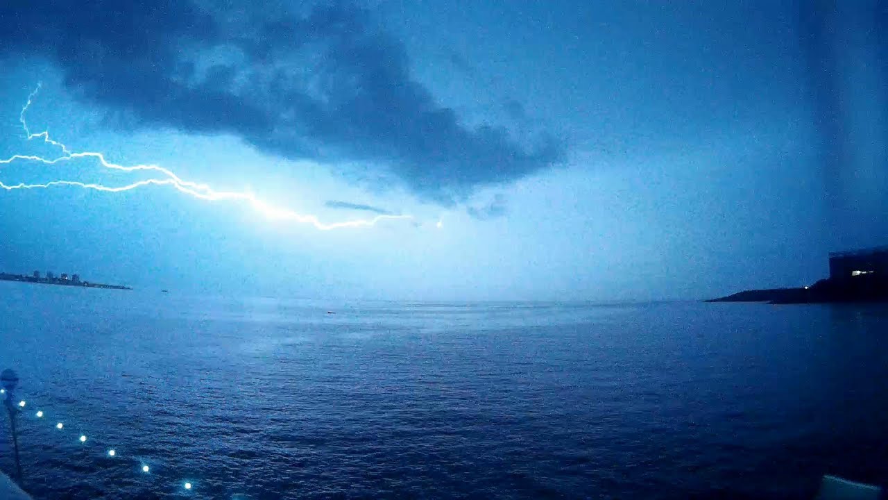 Lightning Storm in Jersey Channel Islands - 28 May 2017 - YouTube