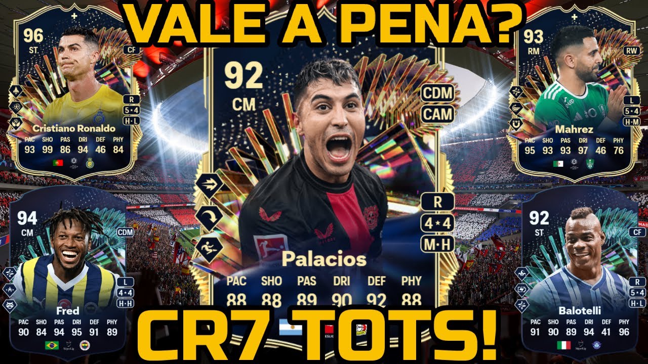 CR7 TOTS! Palacios DME TOTS Vale a Pena? Analise Jogadores TOTS Ligas ...