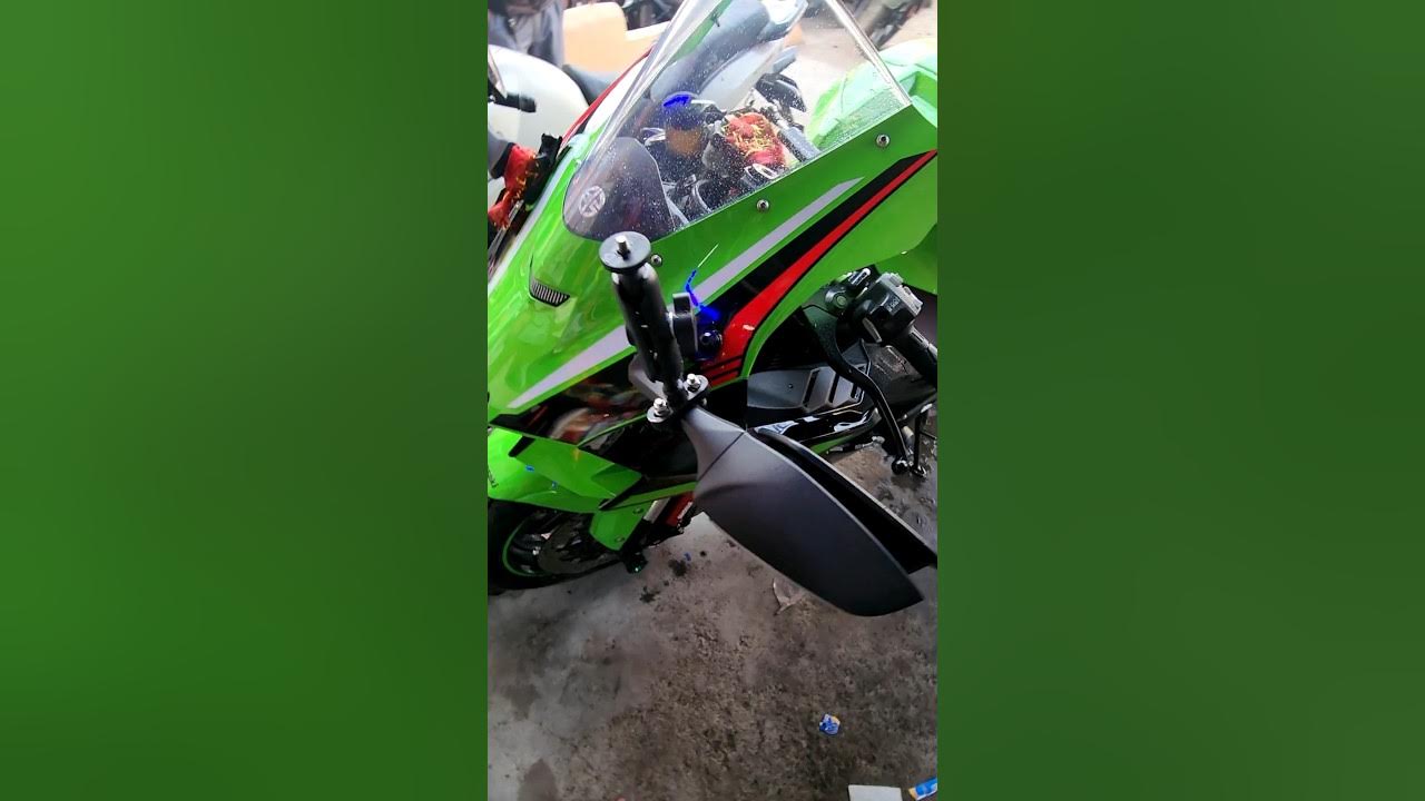Ninja ZX 1O R Short s video #modified #ppfwrap #splendorsplendor #yamahabike - YouTube