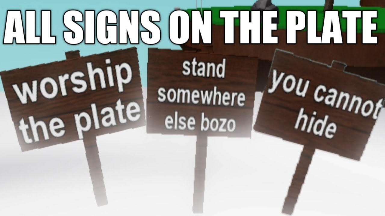 All Signs On The Plate - Slap Battles - YouTube