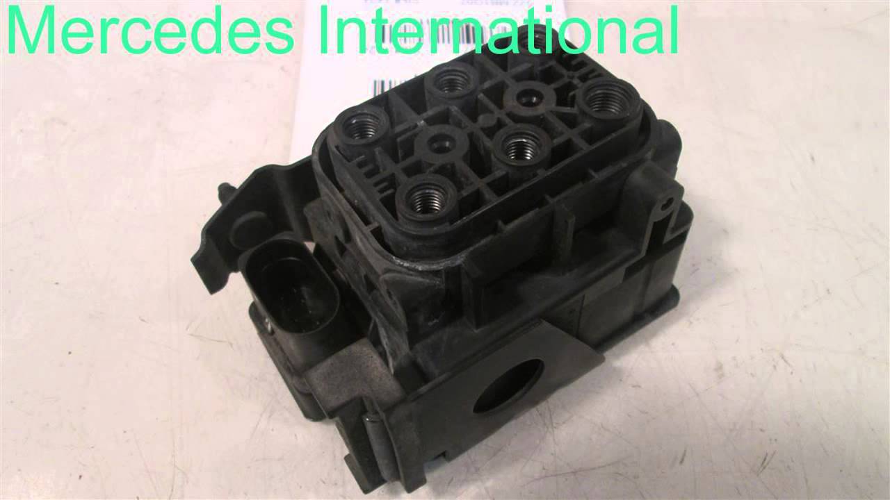 2007 Mercedes S550 AIR SUSPENSION VALVE 2513200058 - mbiparts.com Used ...