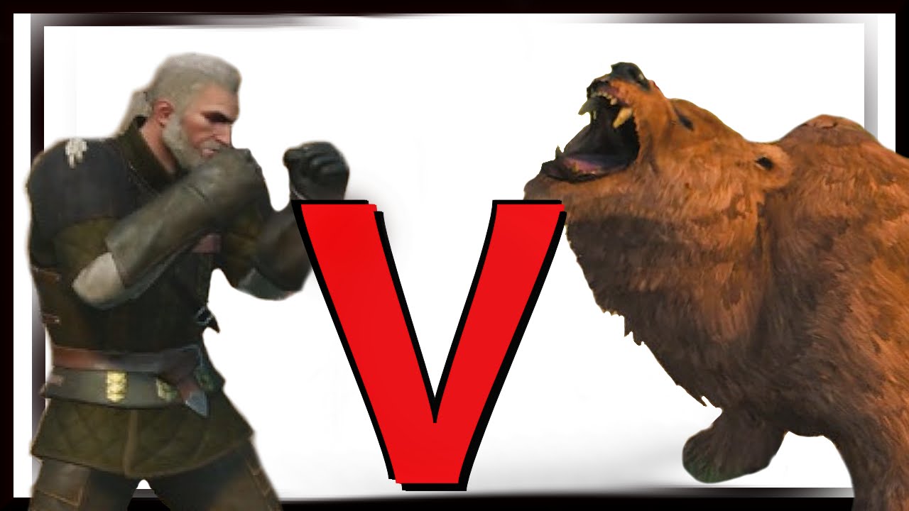 Geralt V Bear - The Witcher 3 Wild Hunt - YouTube