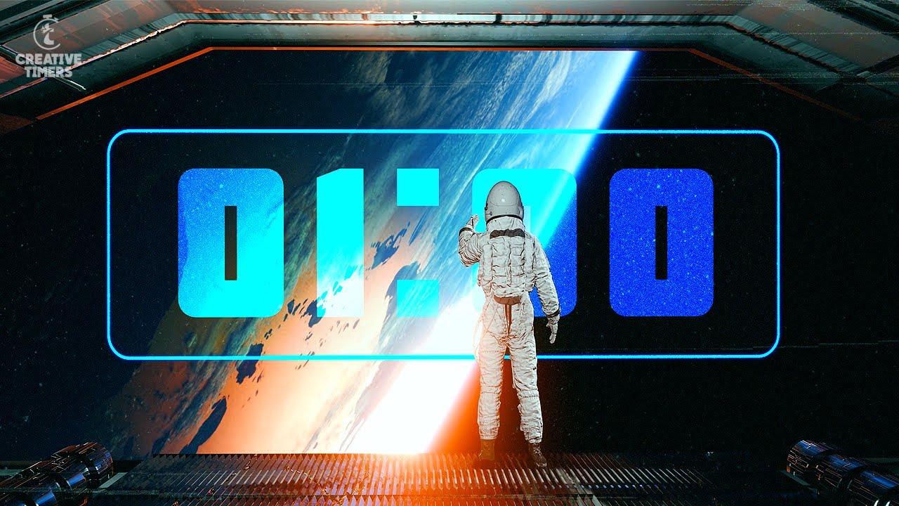 1 MINUTE TIMER - Astronaut Mission COUNTDOWN - YouTube