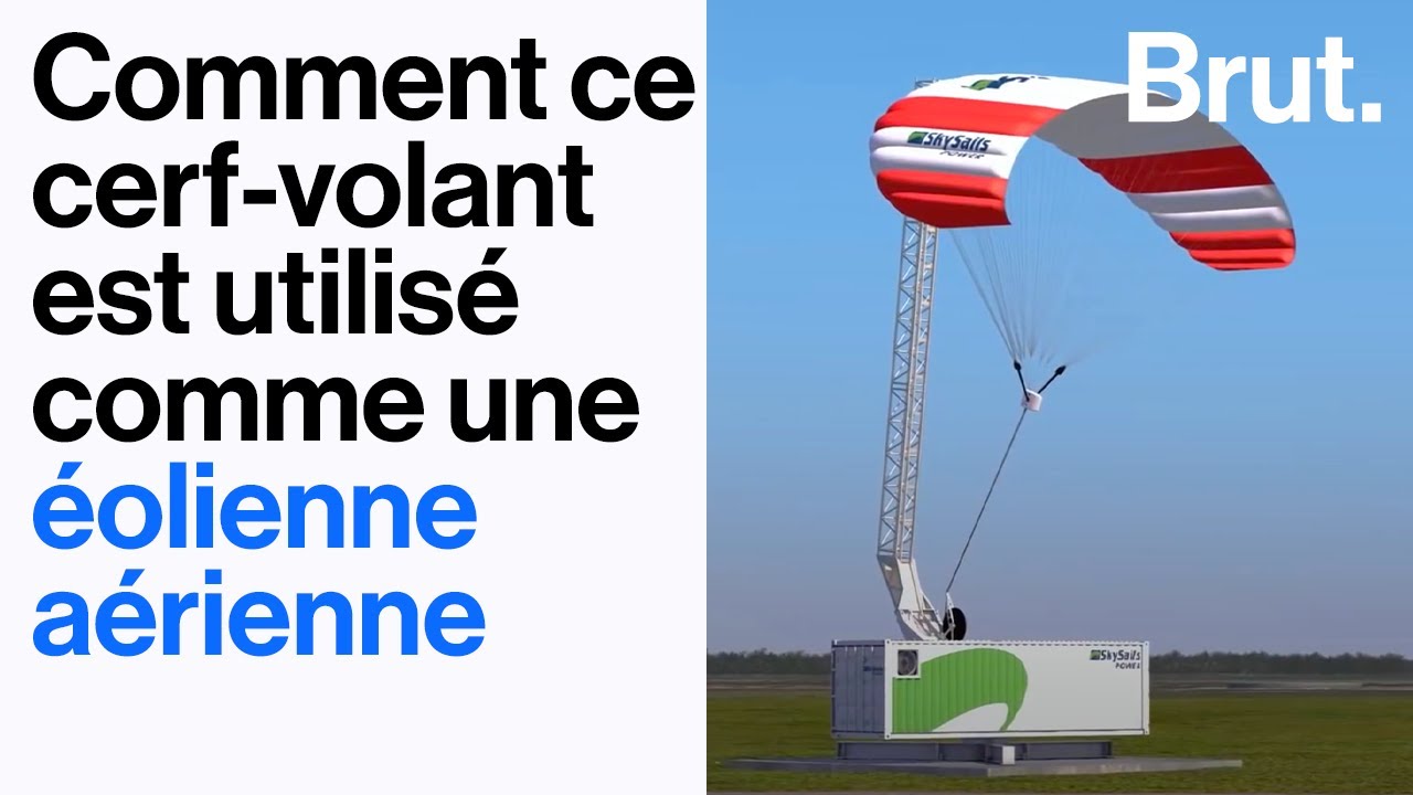 Ce cerf-volant de 120m² est utilisé comme une éolienne aérienne - YouTube