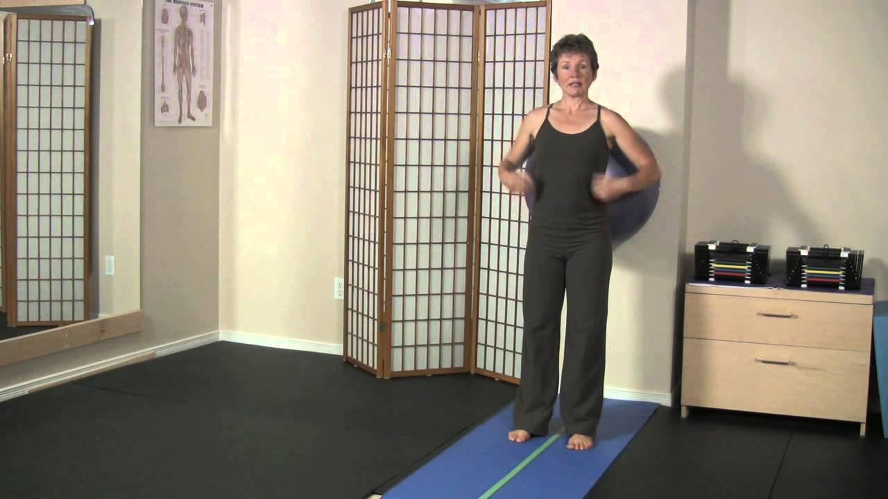 Single Leg Wall Squat with Stability Ball - YouTube