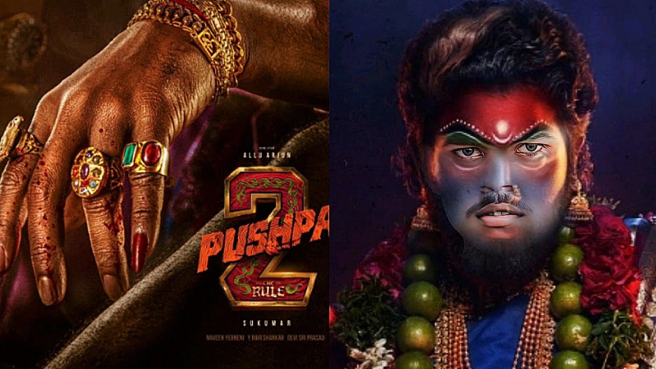 Pushpa 2 Poster Making Face Add 2024 - YouTube