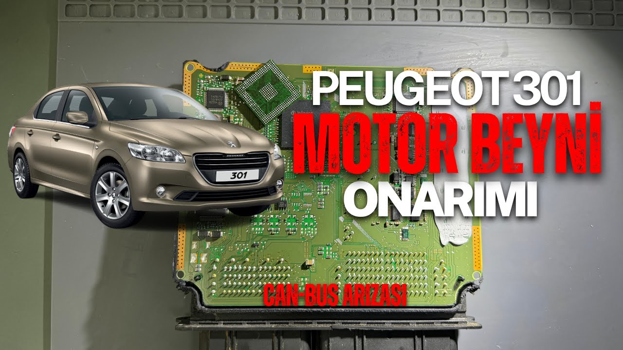 PEUGEOT 301 MOTOR BEYNİ ONARDIM ! - YouTube