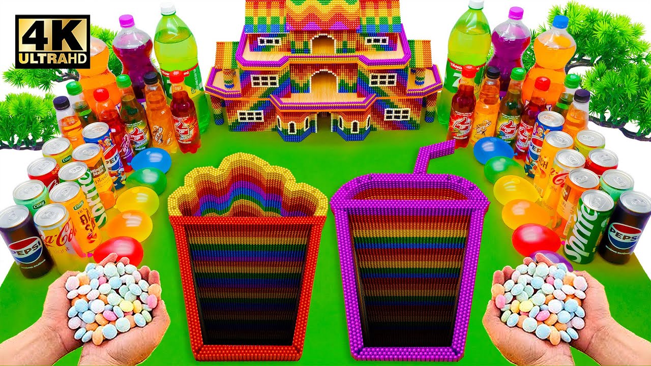 EXPERIMENT: Big Toothpaste Eruption with Giant Coca-Cola, Giant Popcorn ...