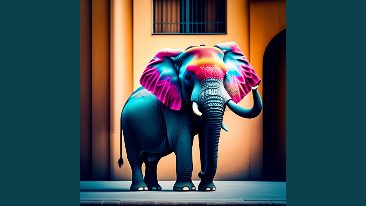 Coldplay Paradise Elephant Wallpaper