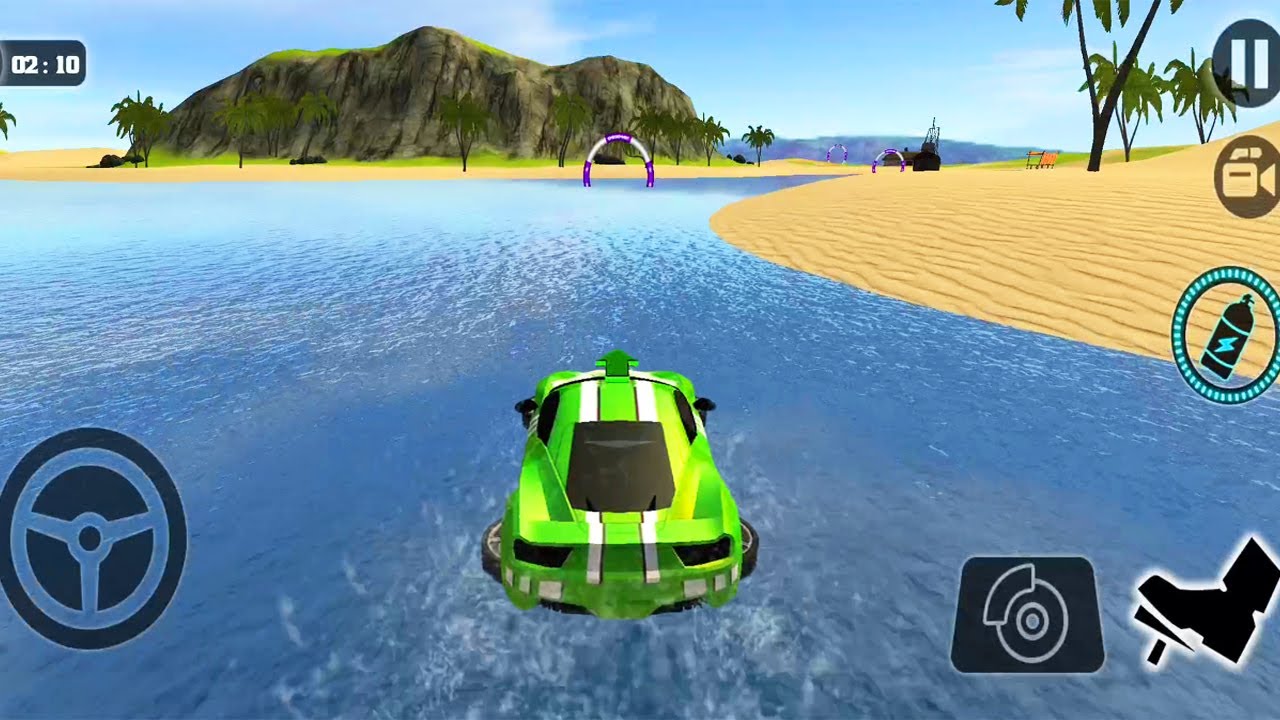 Water Surfer Sports Hero Car Race | Water Racing Car Game | Games | Car ...