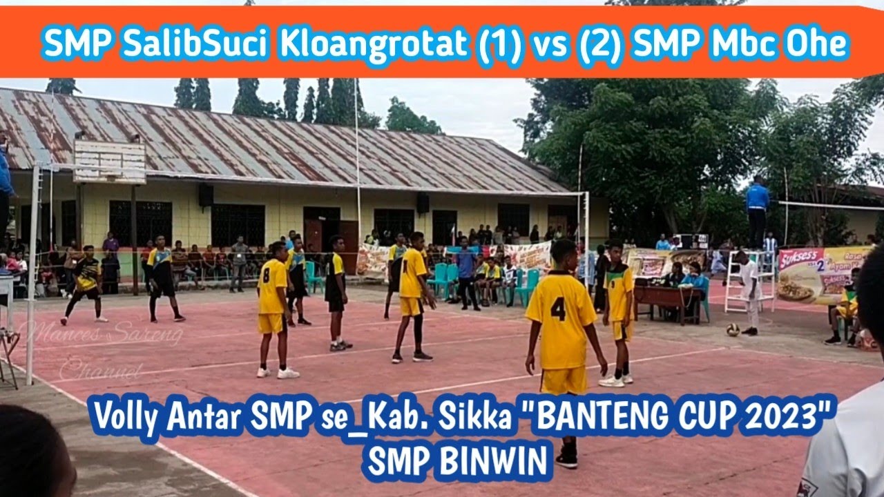 SMP SALIB SUCI Kloang Rotat (1) vs (2) SMP MBC Ohe. Voli Antar SMP se ...