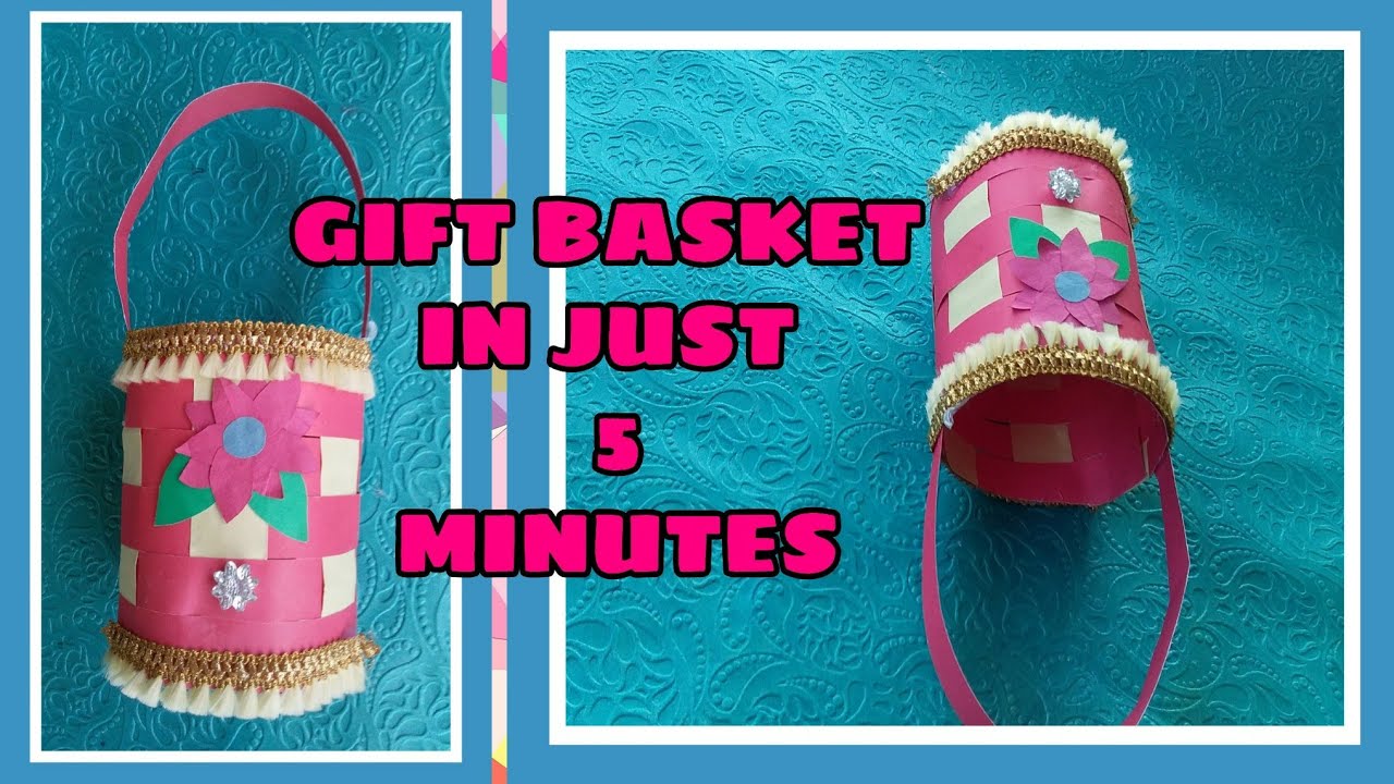 HOW TO MAKE PAPER BASKET - YouTube