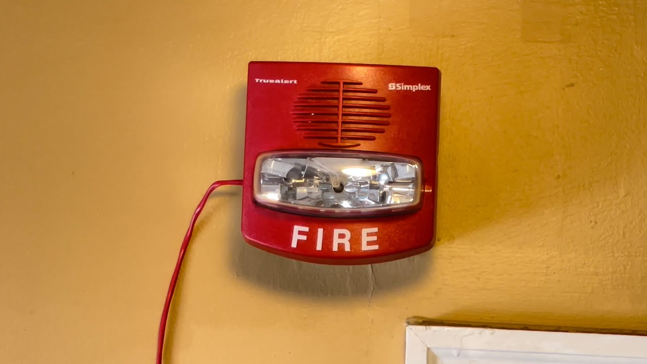 Simplex 4906-9127 (TrueAlert) Fire Alarm Test - YouTube