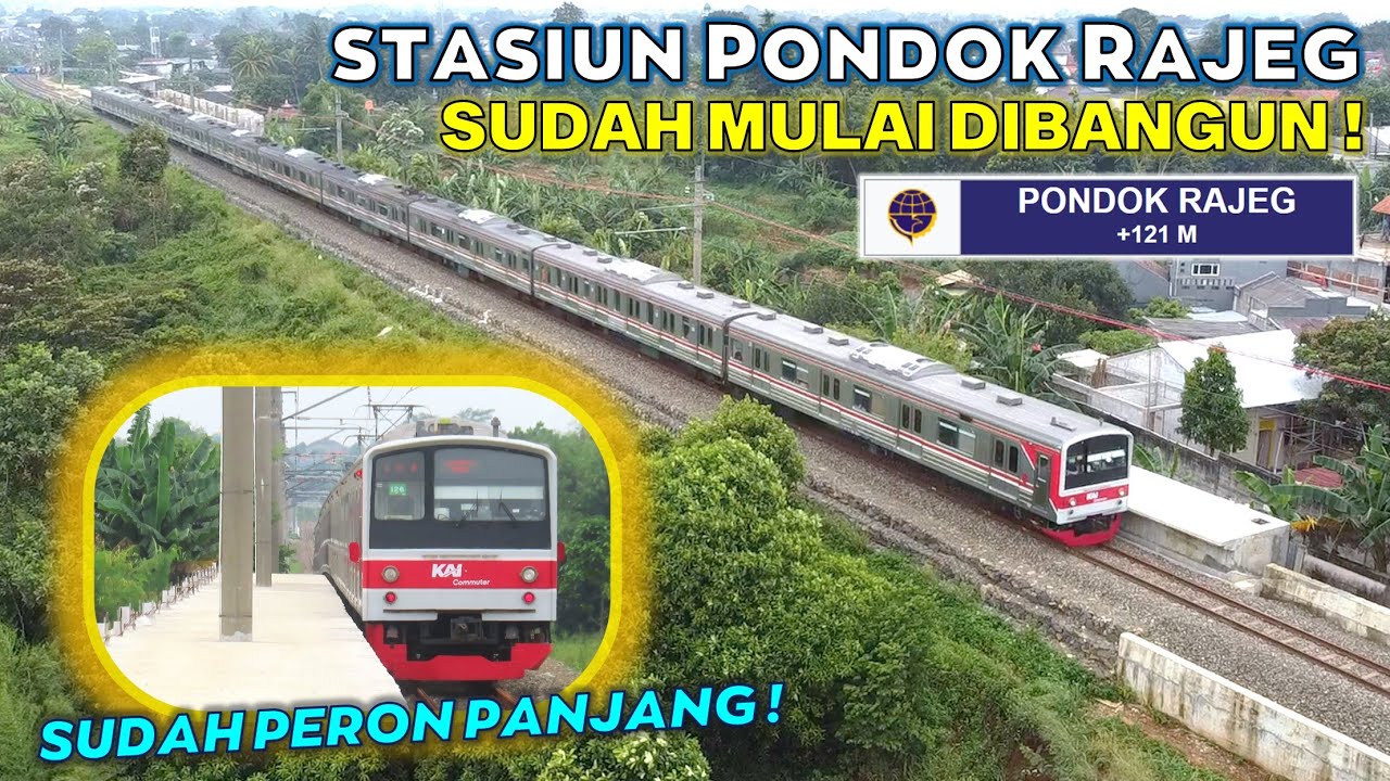 STASIUN BARU SUDAH PERON PANJANG SF12 !! Progres Pembangunan Stasiun ...