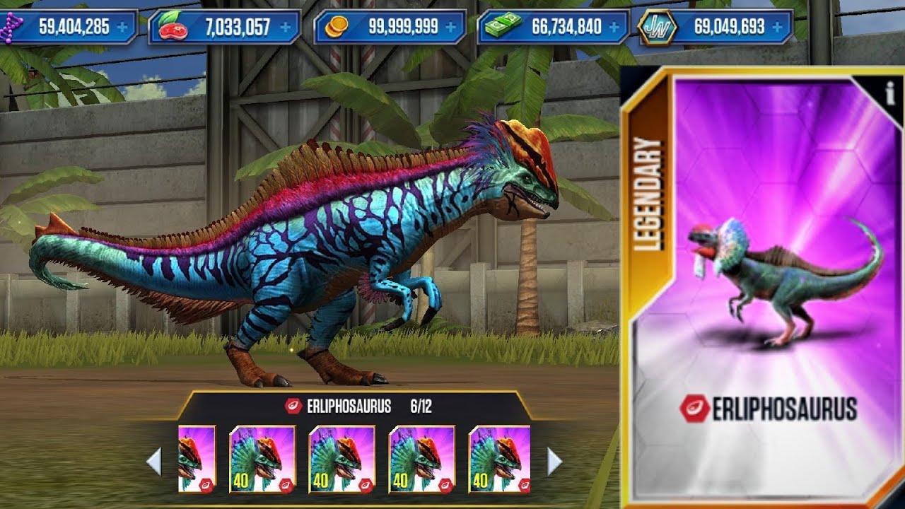 ERLIPHOSAURUS MAX FEED OUT.(JURRASIC WORLD). - YouTube