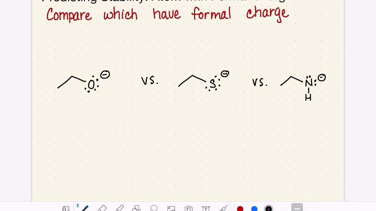 22: Using formal charge to predict stability of a molecule (Part 2 ...
