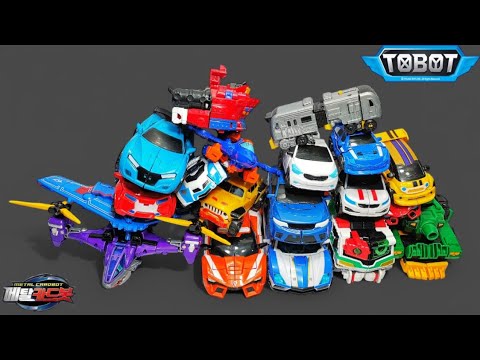 Mainan Mini Tobot Dan Cardbot Yang Akan Di Rubah Menjadi Mode Robot ...