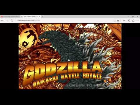 Godzilla Daikaiju Battle Royale Gameplay