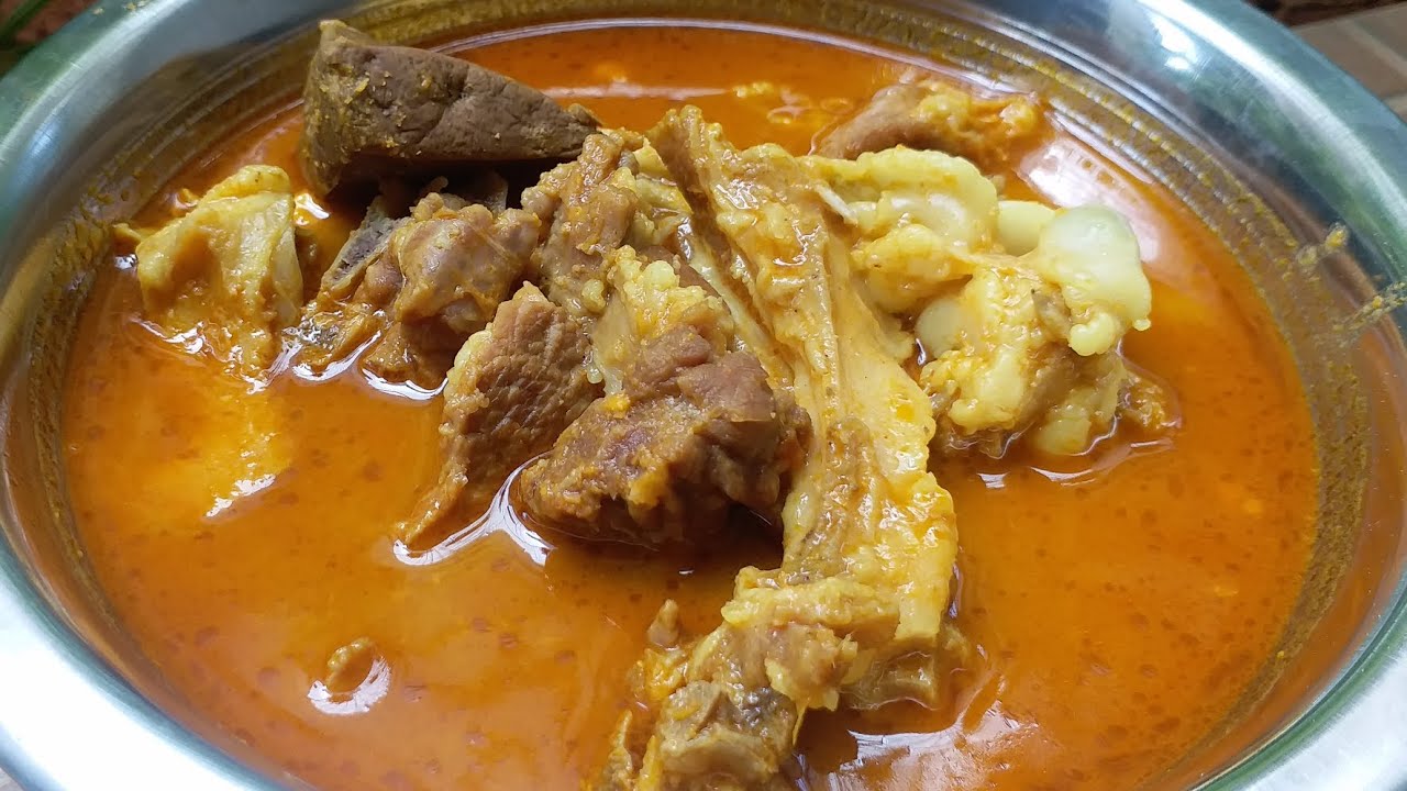 ಮಟನ್ ಸಾಂಬಾರ್ | Mutton Sambar /curry | Komal's Adugemane | - YouTube