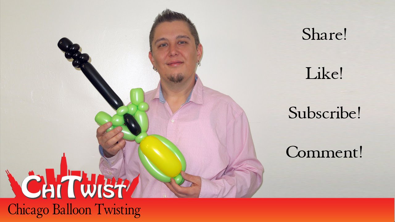 Guitar Balloon Twisting Instructions | ChiTwist Chicago Balloon ...
