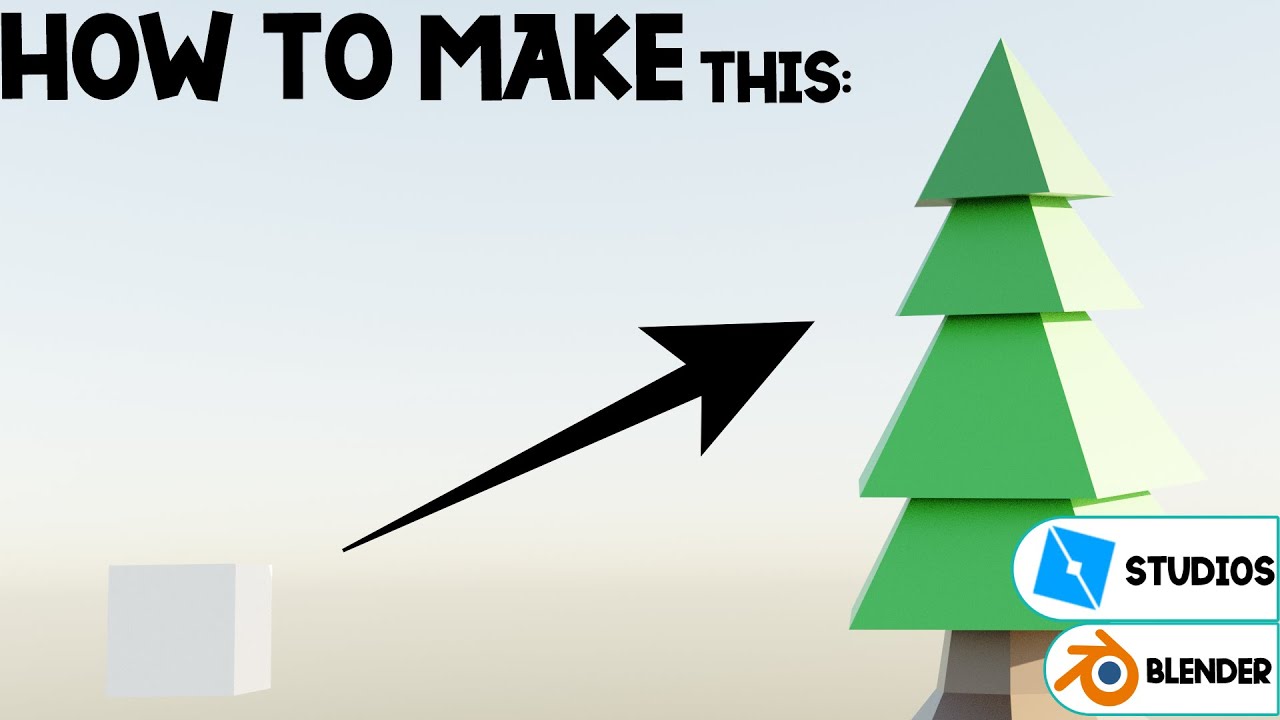 How to make a pine tree! [ROBLOX] - YouTube